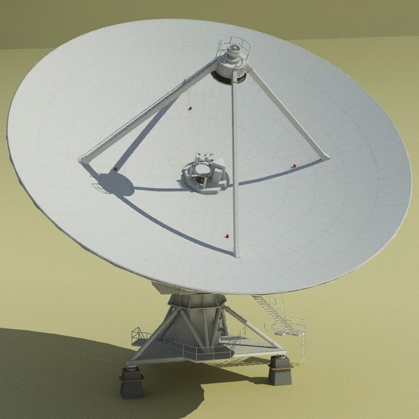 vla radio telescope 3d model