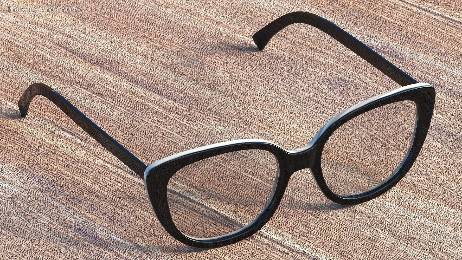 Cat Eye Black Glasses Model - TurboSquid 2139395