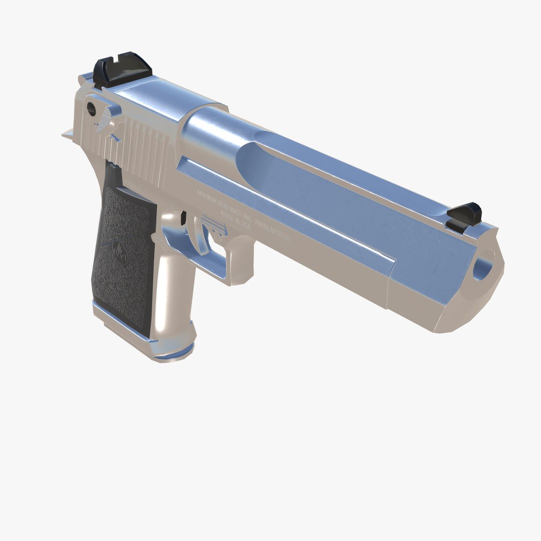 3D Desert Eagle Pistol Low-poly model - TurboSquid 1800225
