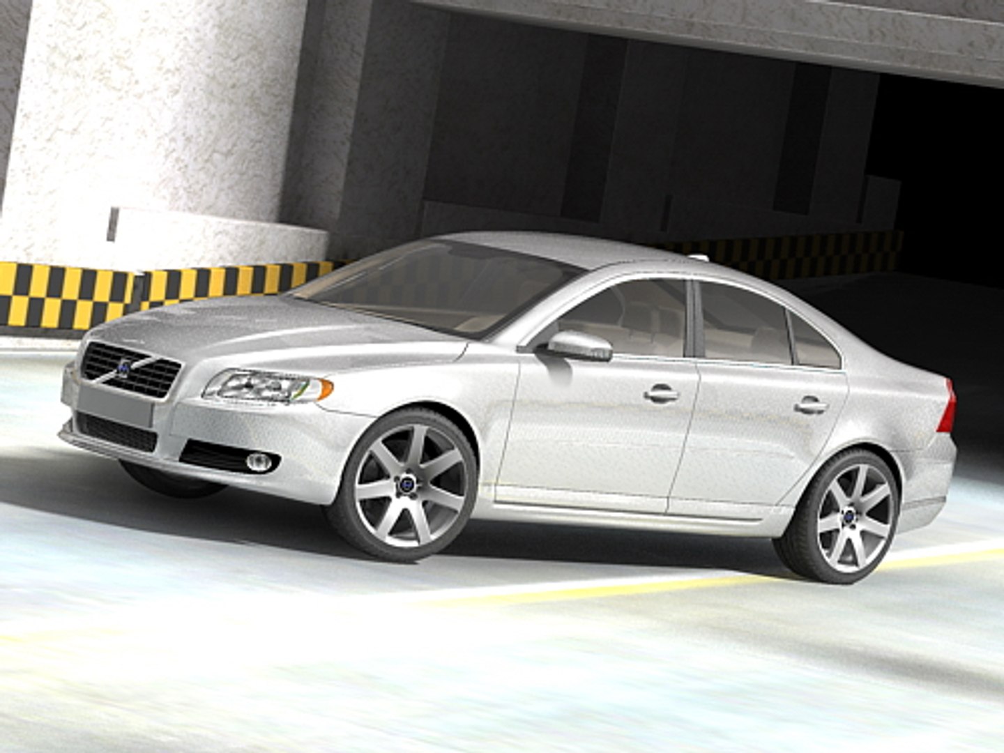 S80 Sedan 3d Model