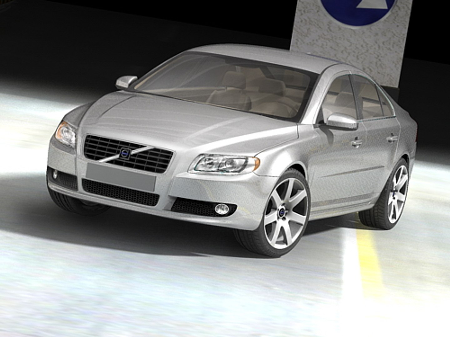 S80 Sedan 3d Model