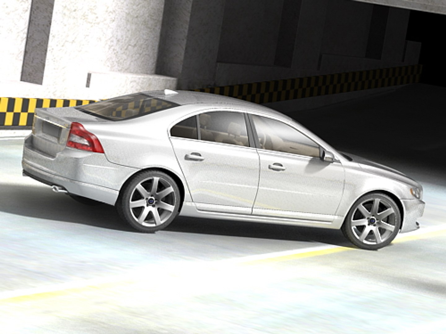 S80 Sedan 3d Model