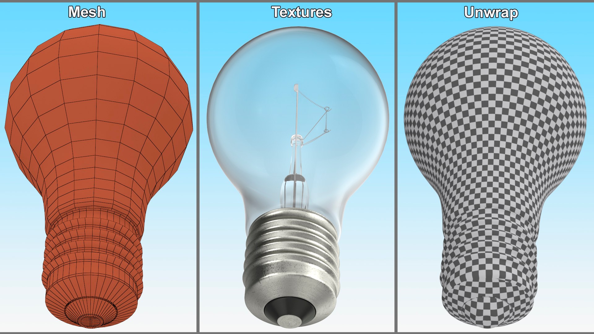 3D Standard Light Bulb Model - TurboSquid 2145555
