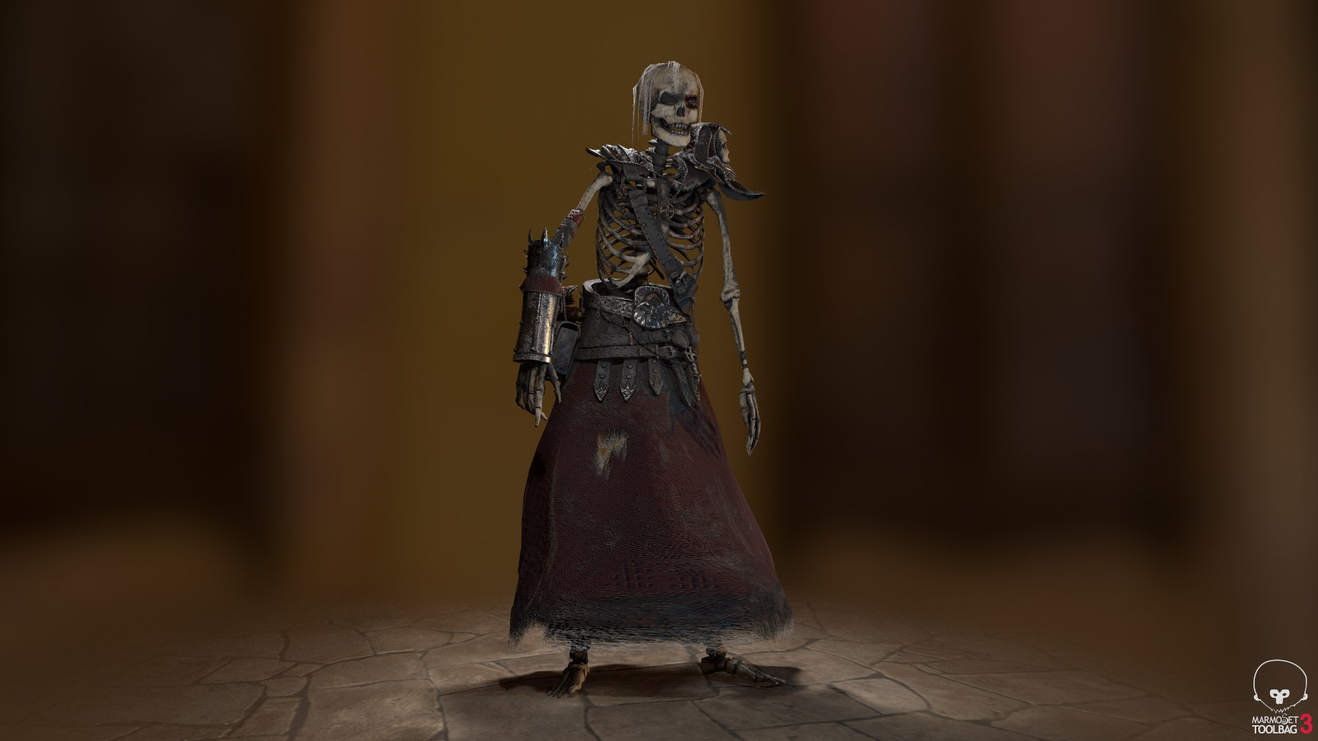 Skeleton Mage 3D - TurboSquid 1632588