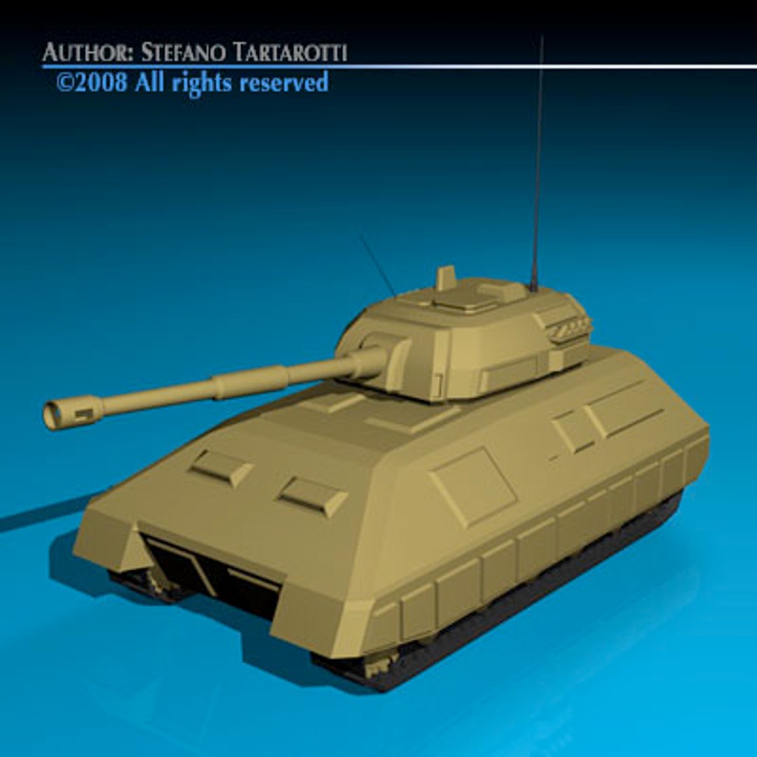 generic tank 3d 3ds