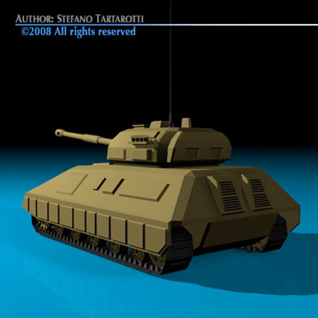 generic tank 3d 3ds