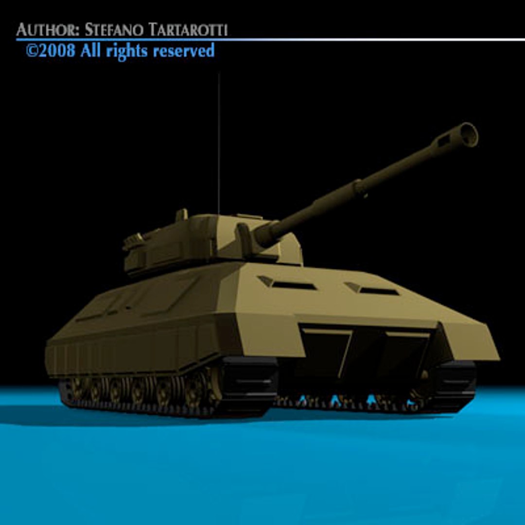 generic tank 3d 3ds