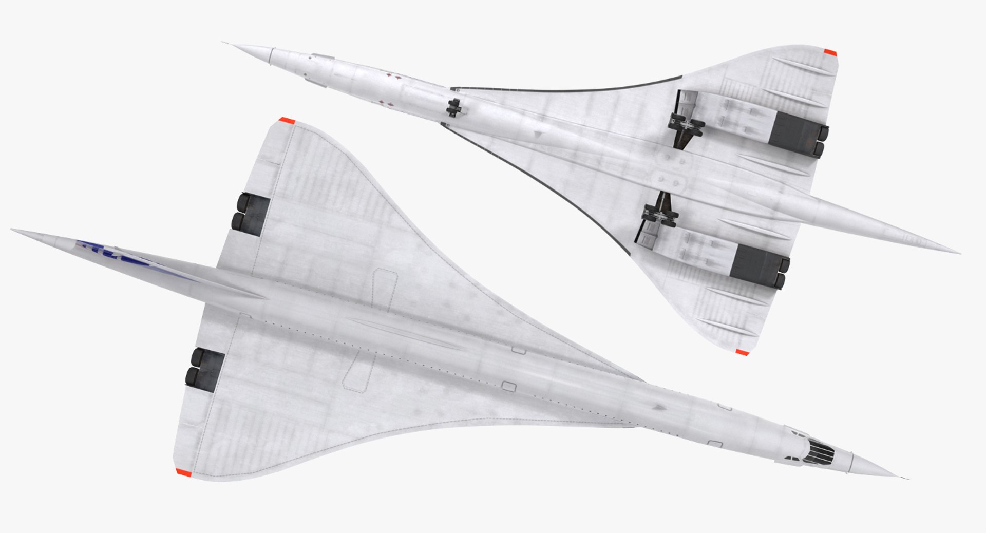 3d Model Concorde Supersonic Passenger Jet