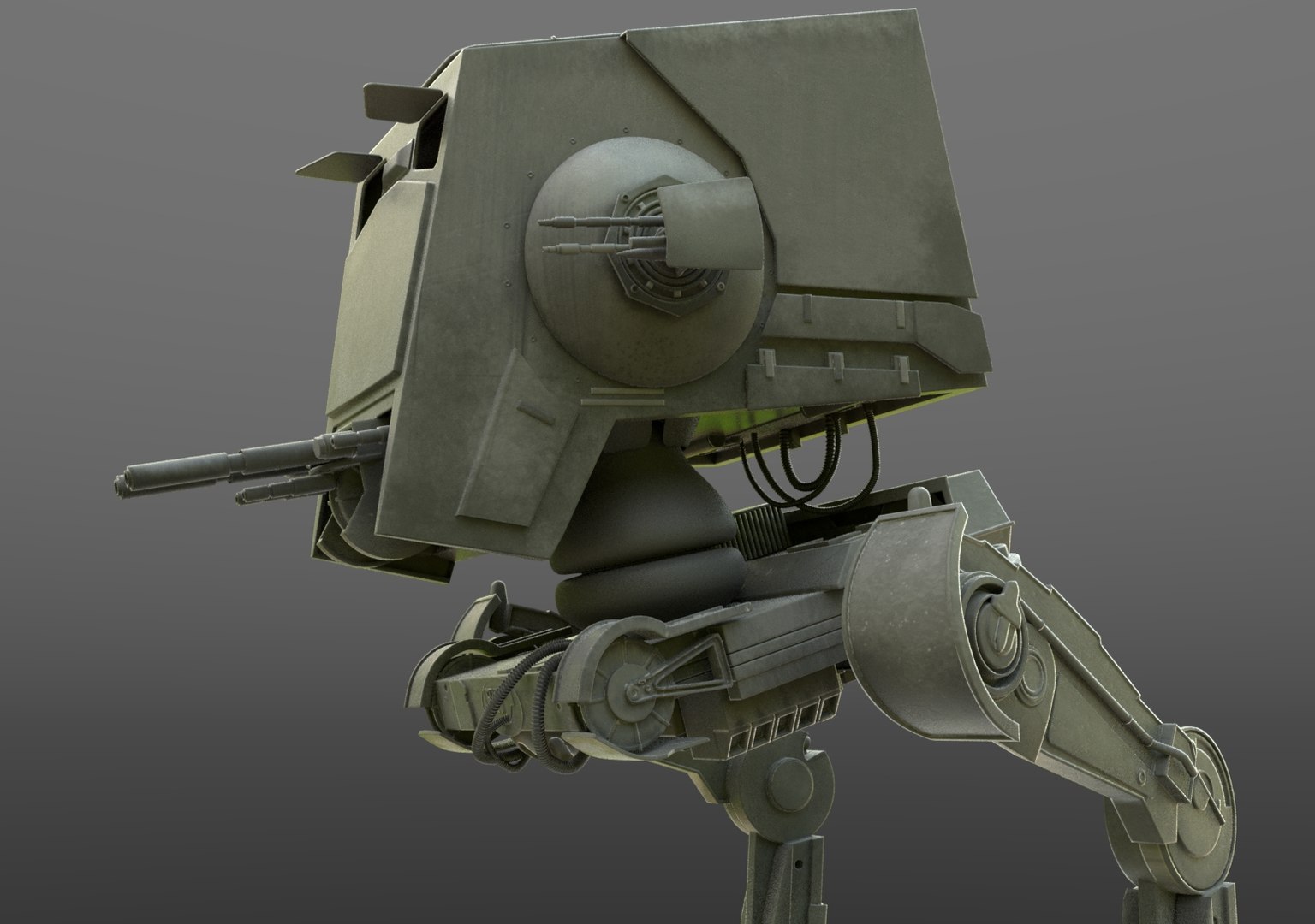 St Scout Walker 3D Model - TurboSquid 1395067