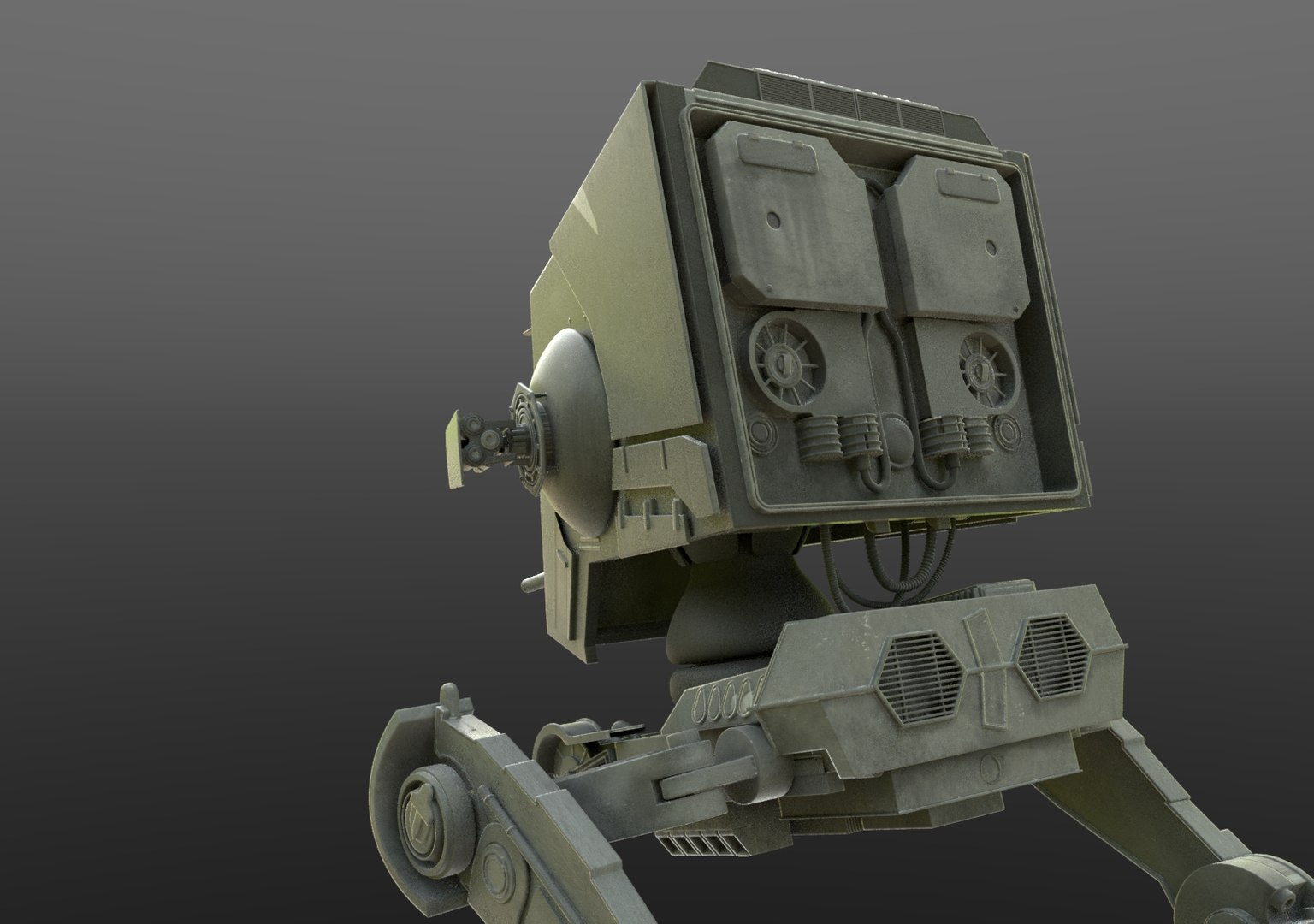 St Scout Walker 3D Model - TurboSquid 1395067