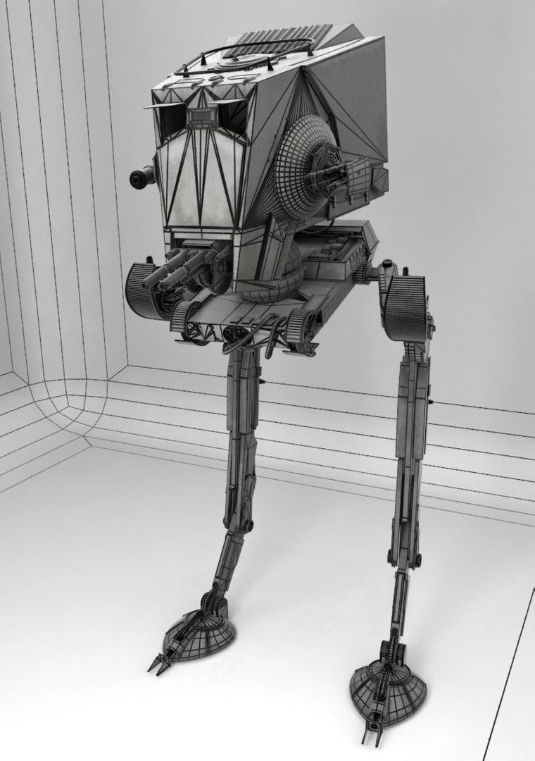 St Scout Walker 3D Model - TurboSquid 1395067