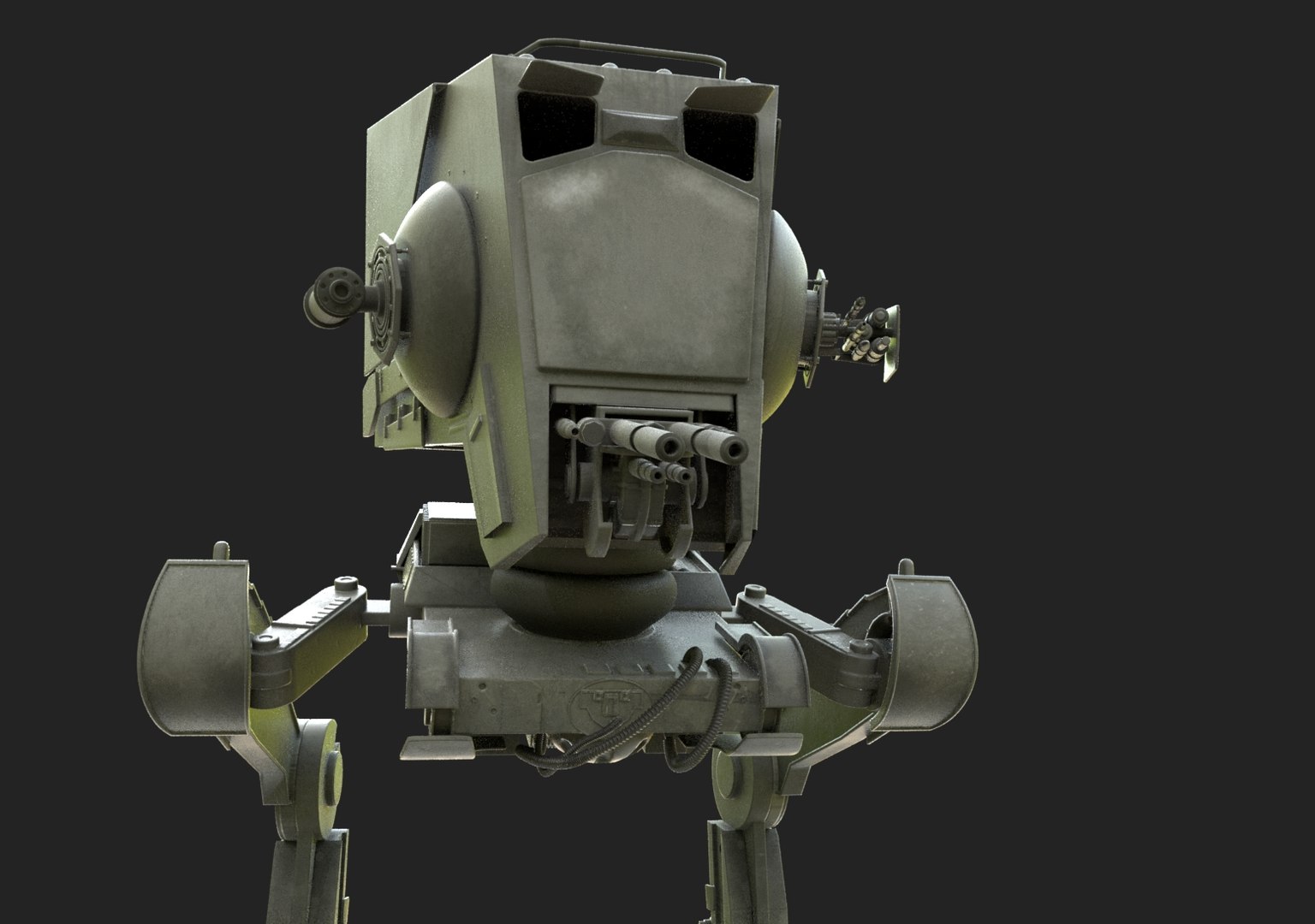 St Scout Walker 3D Model - TurboSquid 1395067