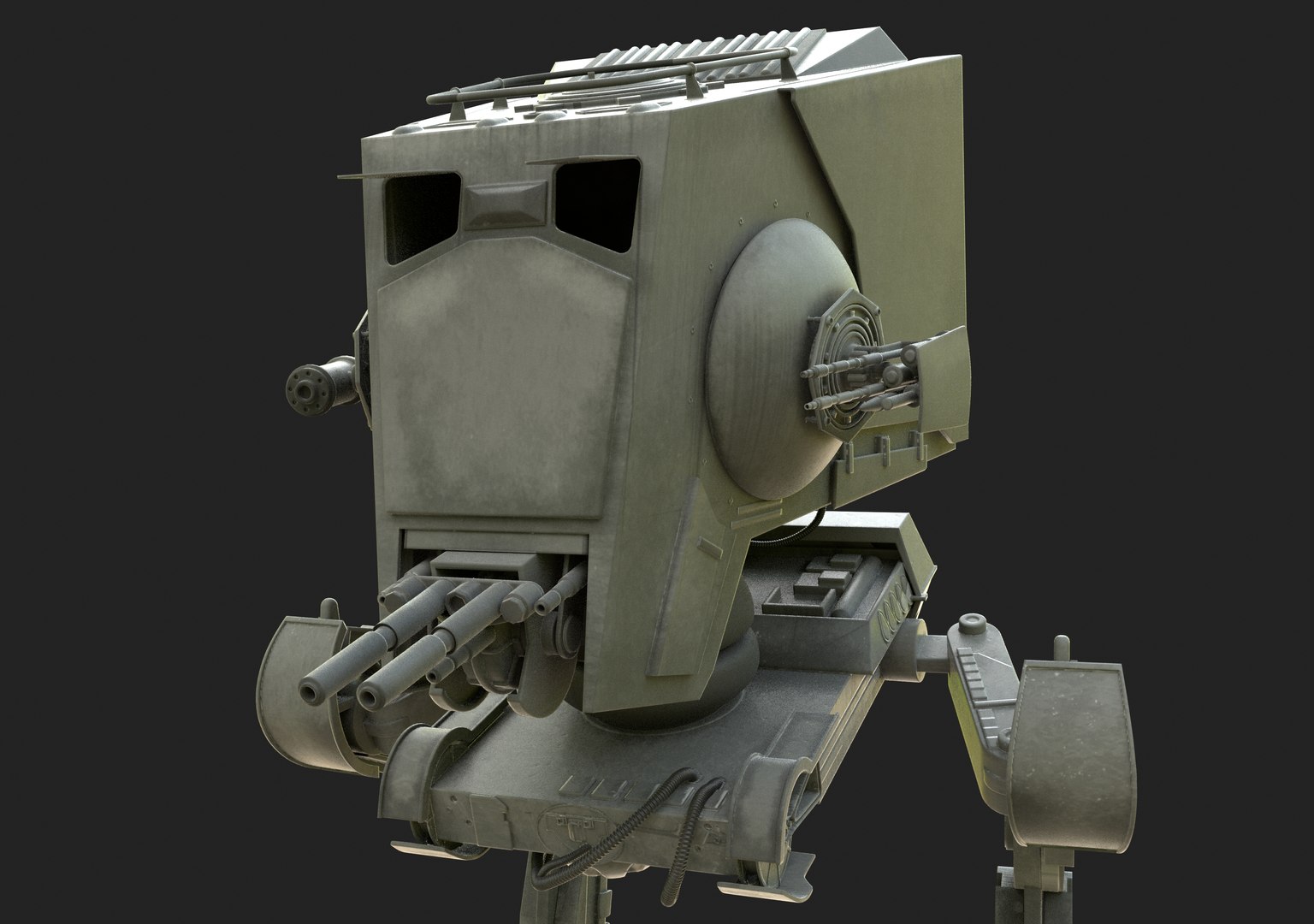 St Scout Walker 3D Model - TurboSquid 1395067
