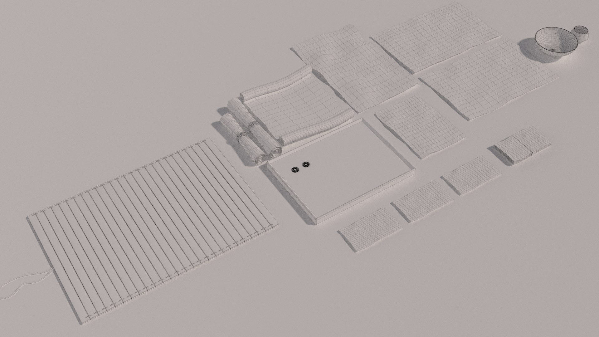 Chinese Ancient Documents And Money 3D Model - TurboSquid 2329496