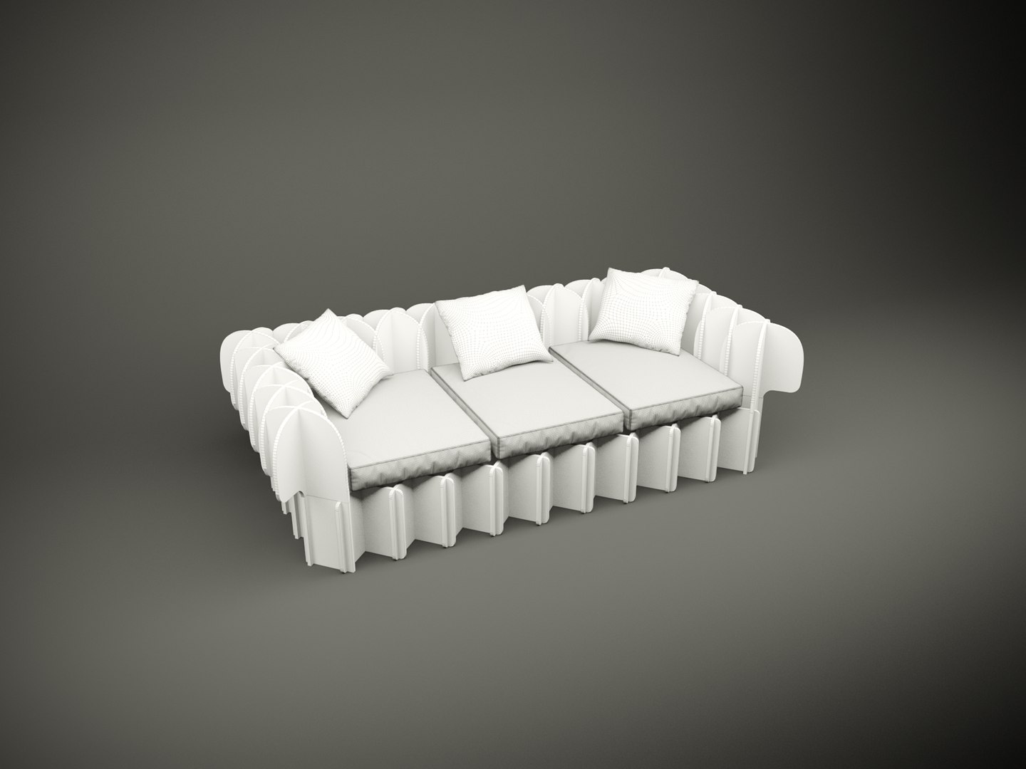 Wood Parametric Couch Model For Cnc Machine 3D Model - TurboSquid 2019509