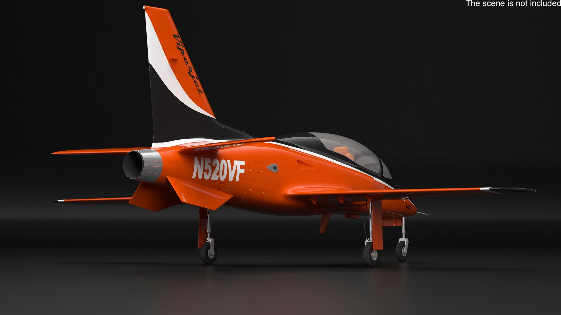 3D Model Single-Engine Sport Aircraft ViperJet Rigged For Maya ...