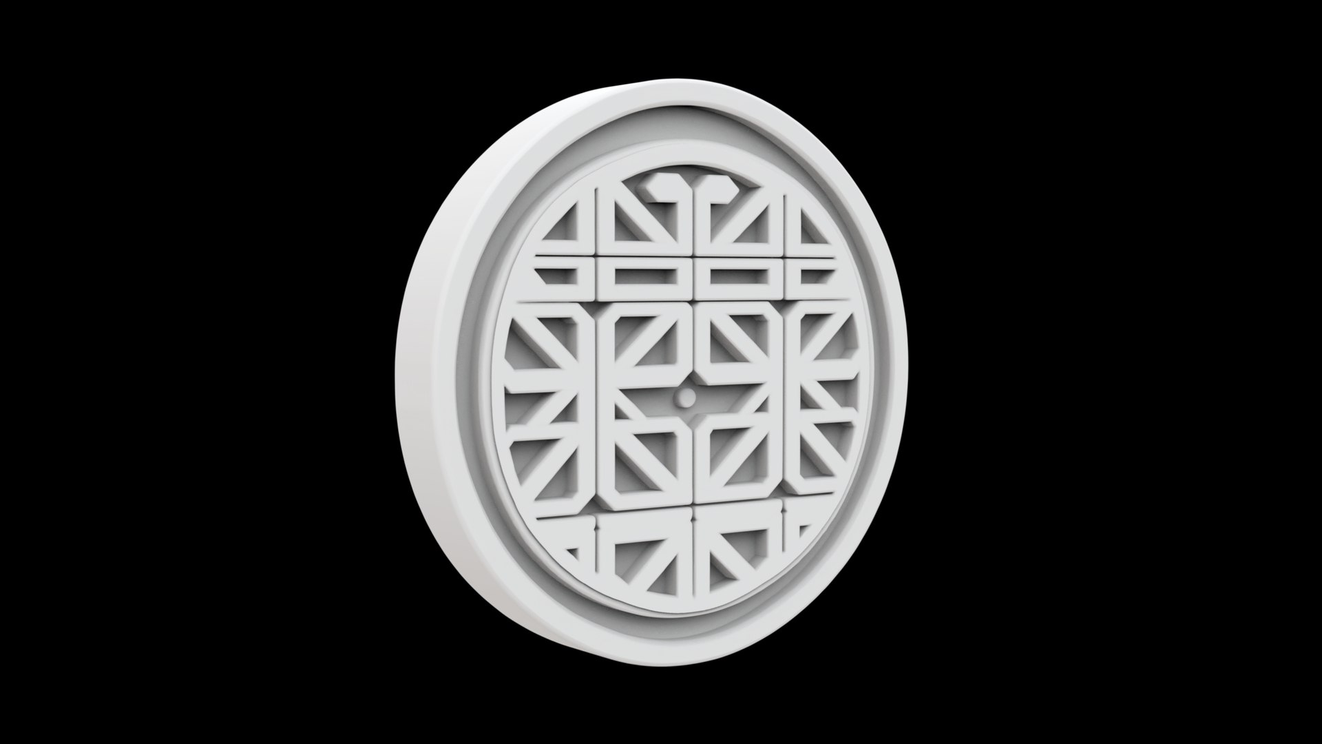 3D Geometric Pattern Coaster 3D Print Model Model - TurboSquid 2450757