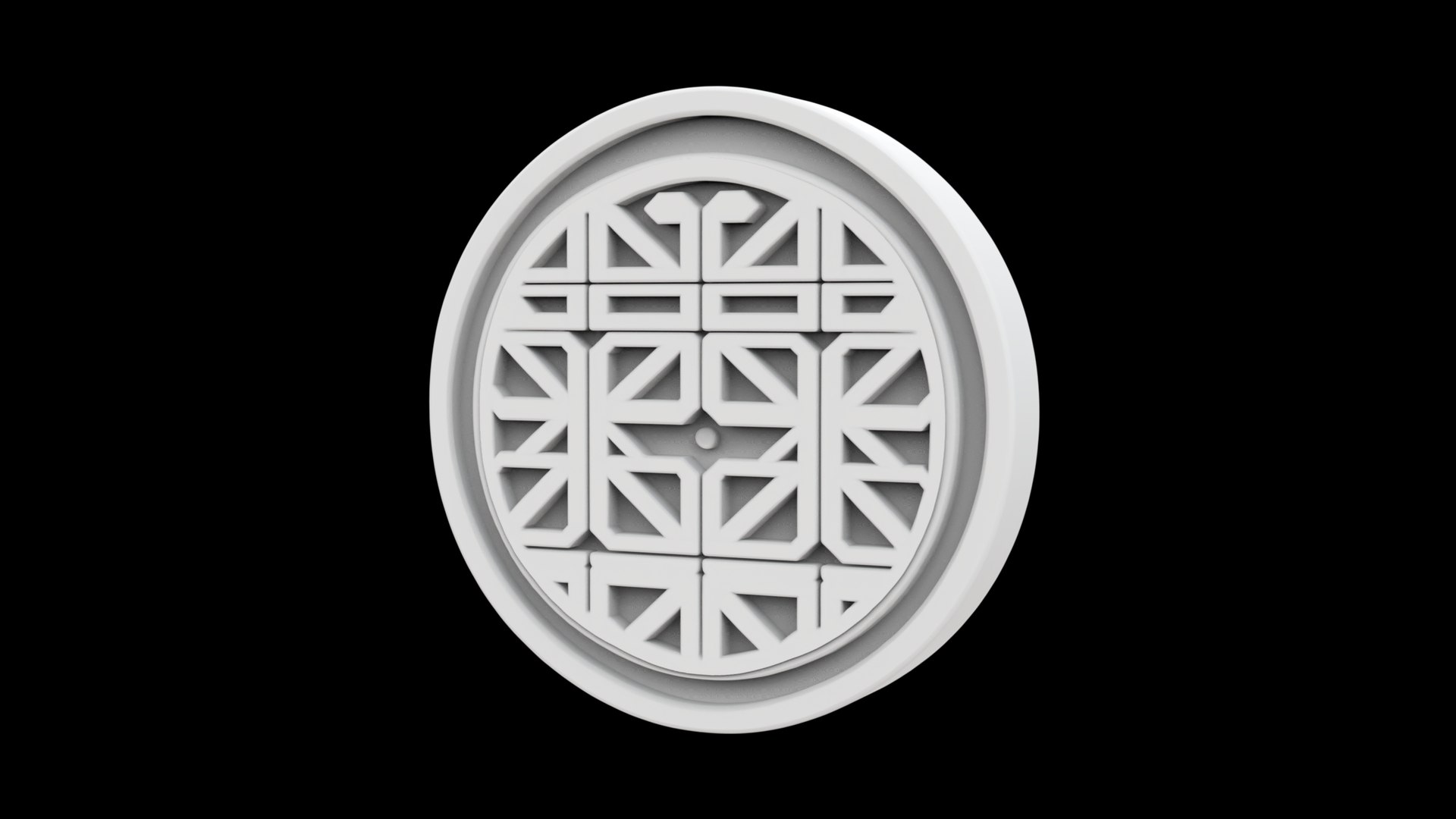 3D Geometric Pattern Coaster 3D Print Model Model - TurboSquid 2450757