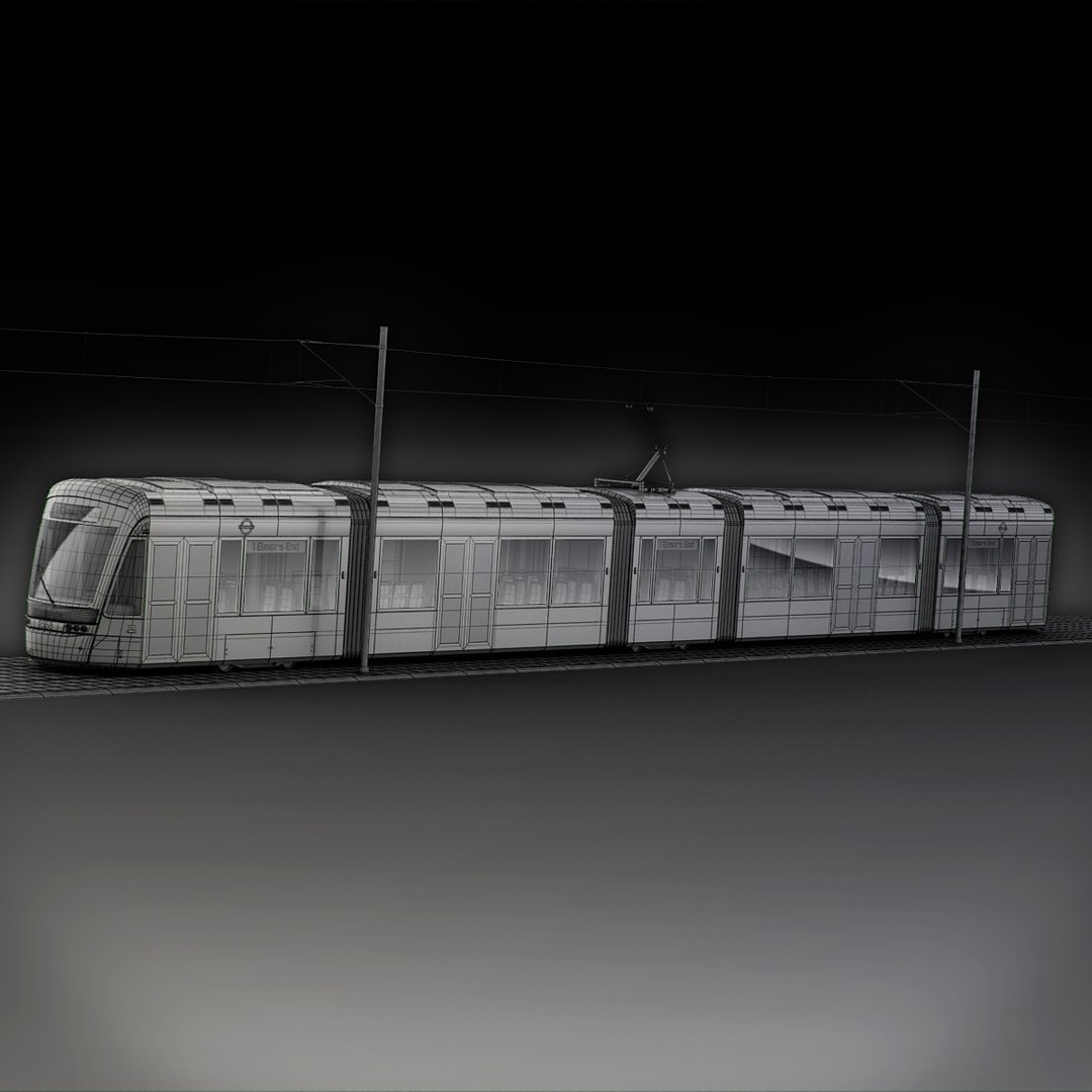 3D Variotram Tramlink East Croydon Model - TurboSquid 1198584