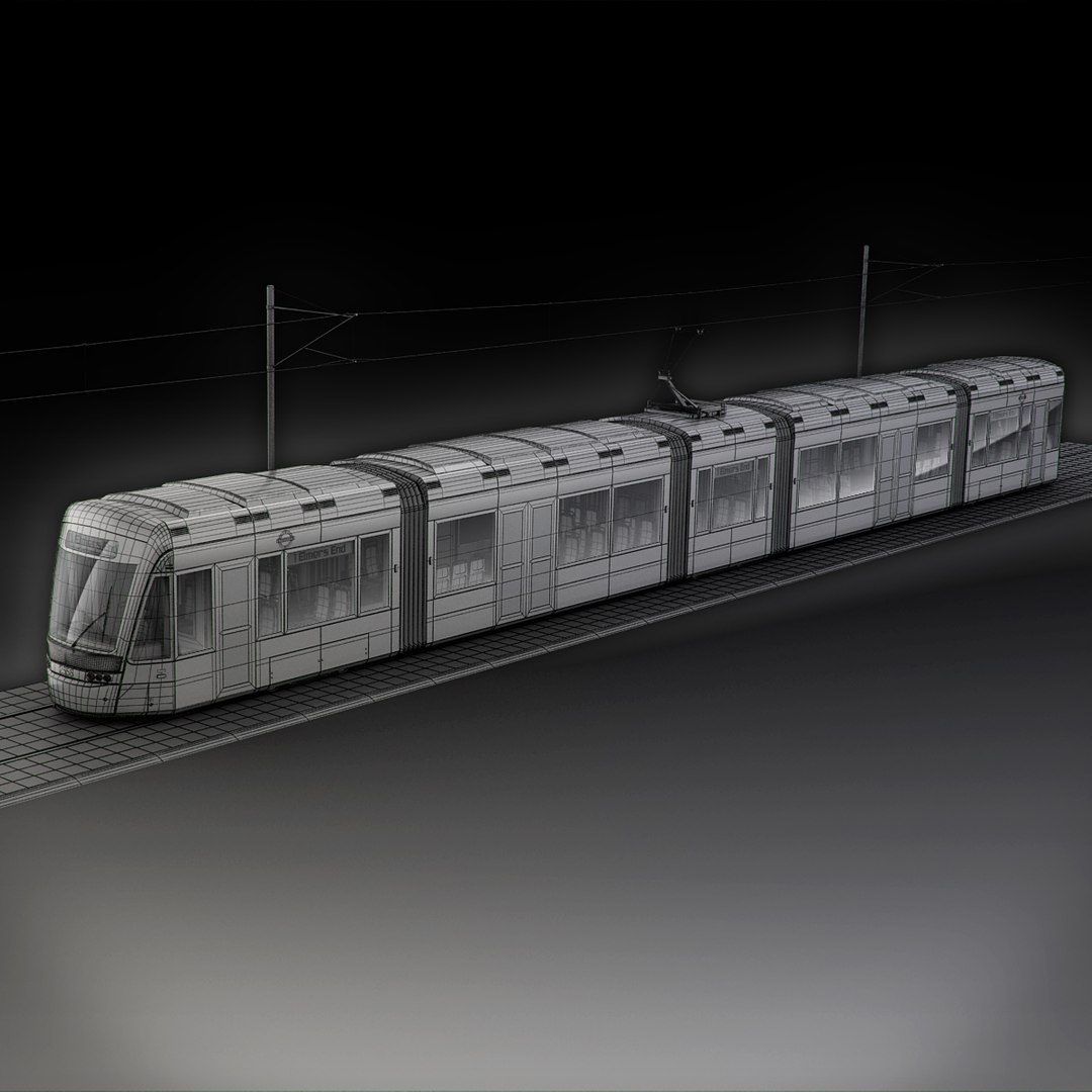 3D Variotram Tramlink East Croydon Model - TurboSquid 1198584