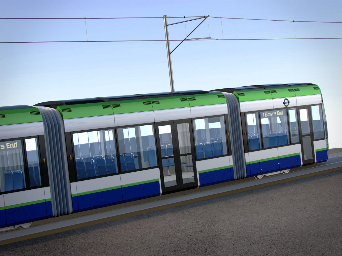 3D Variotram Tramlink East Croydon Model - TurboSquid 1198584