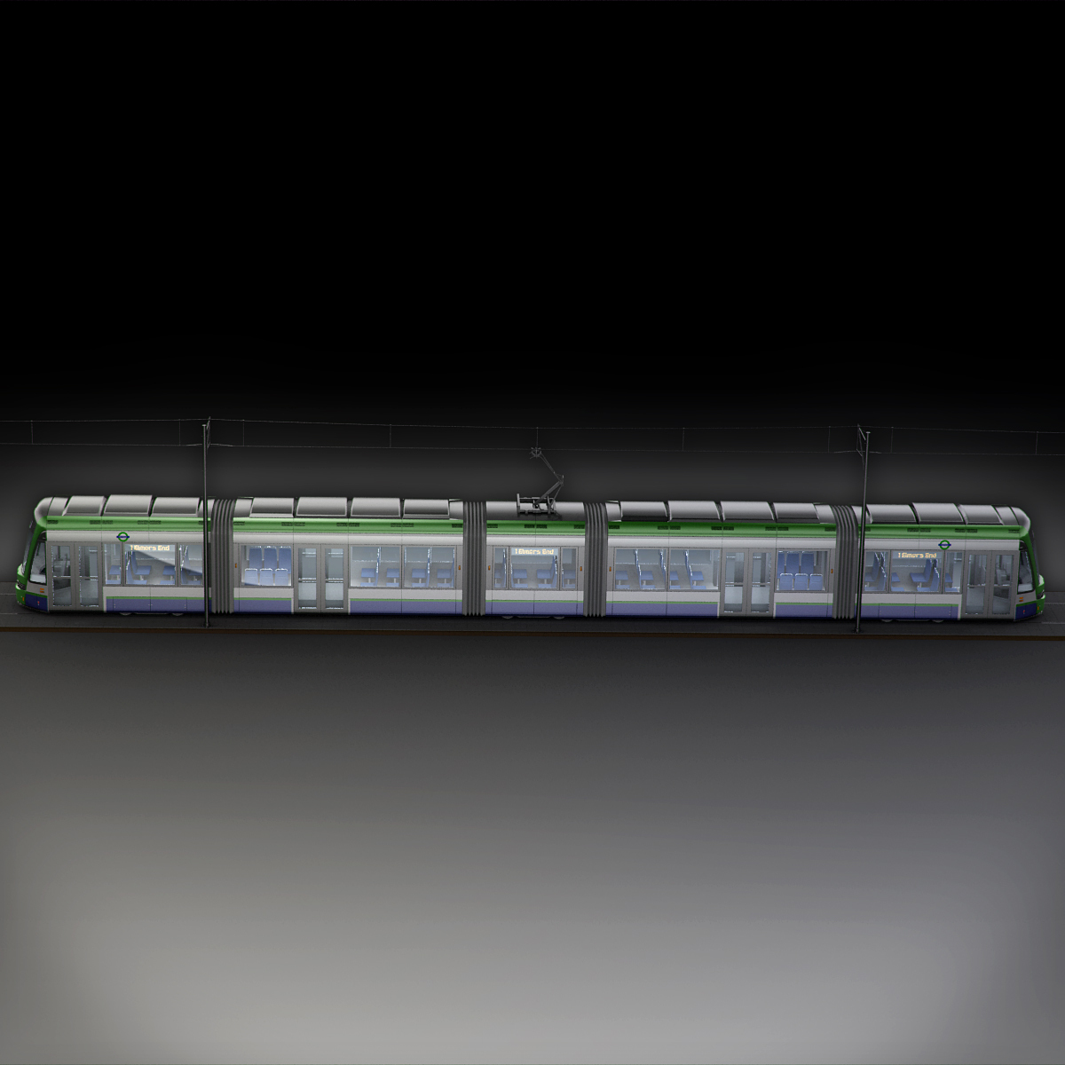 modelo 3d Variotram Tramlink East Croydon Klein - TurboSquid 1198584