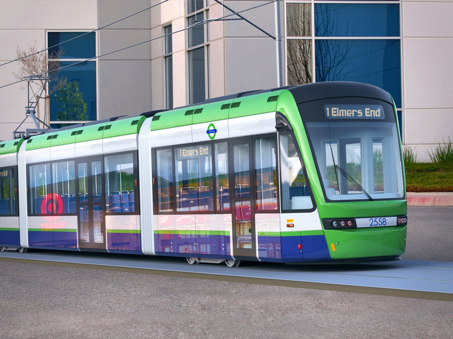 3D Variotram Tramlink East Croydon Model - TurboSquid 1198584