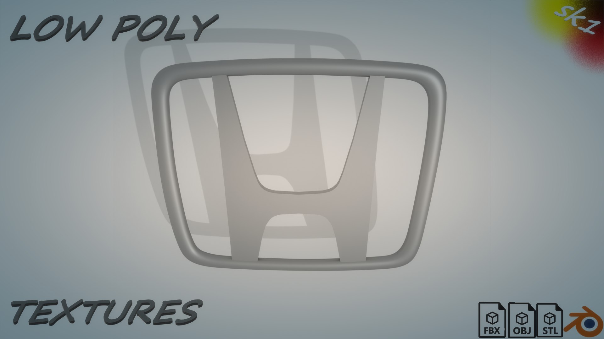 3D Emblem Honda - TurboSquid 2175952