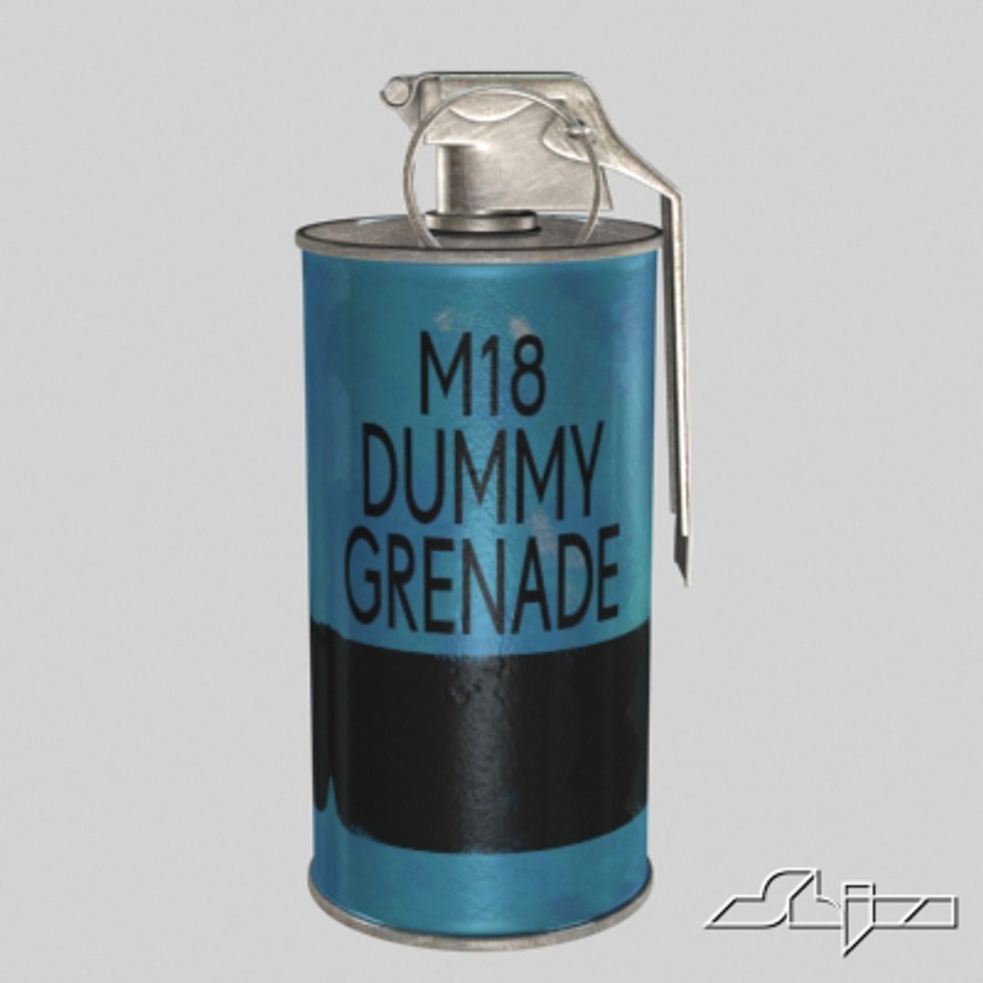 Army Smoke Grenade M18 3d Max