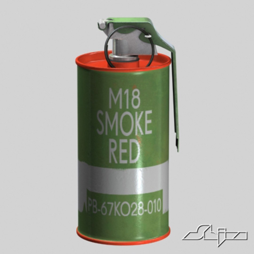 Army Smoke Grenade M18 3d Max