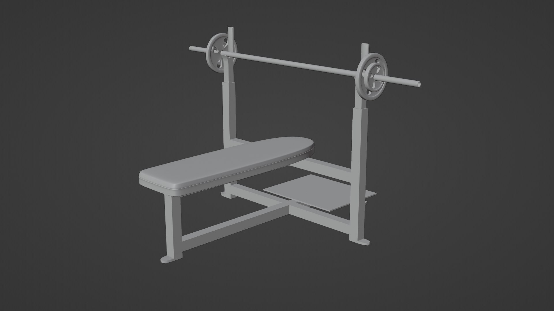 3D Bench Press - TurboSquid 2119059