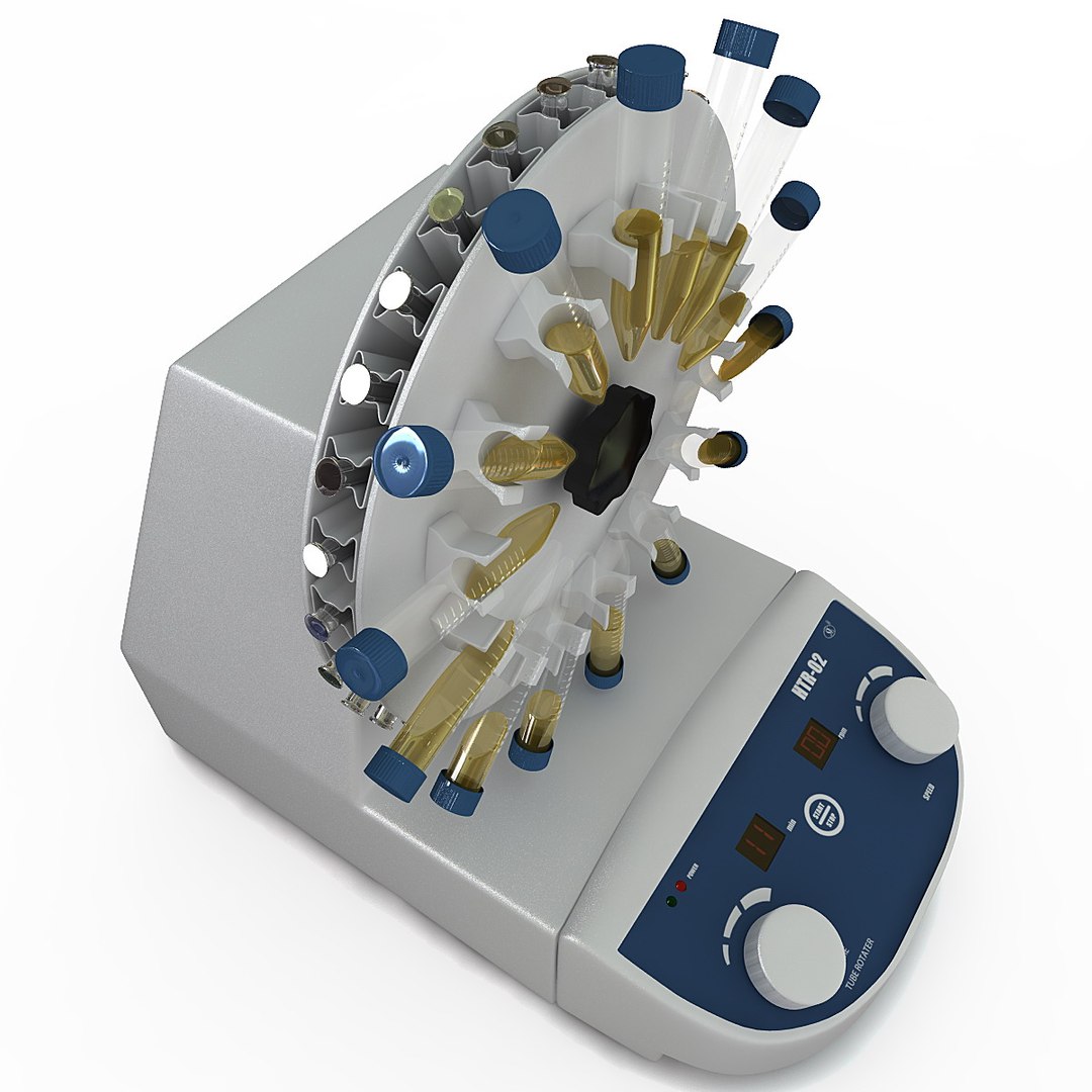 3d Model Lab Rotator Mixer Htr
