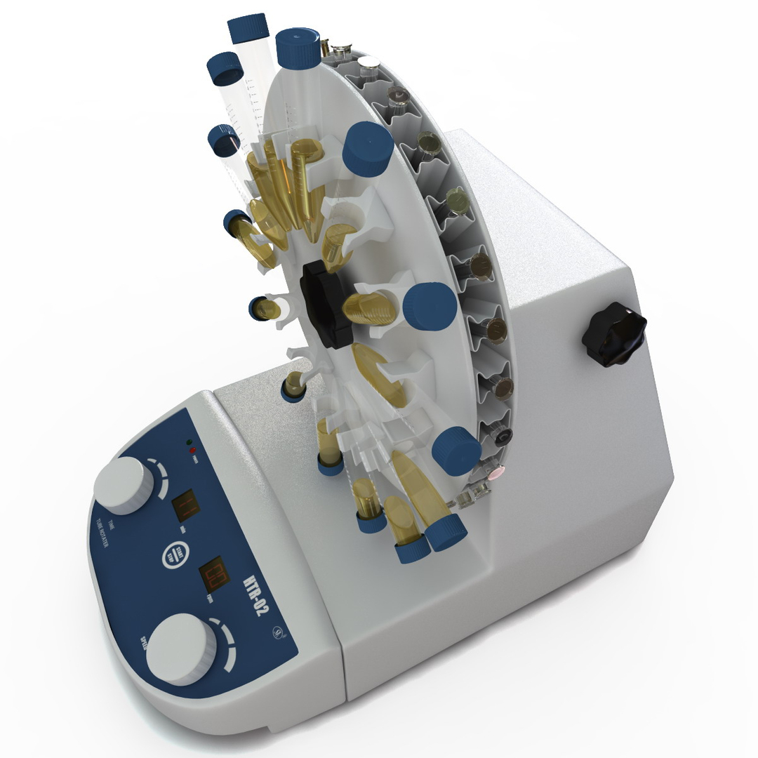 3d model lab rotator mixer htr