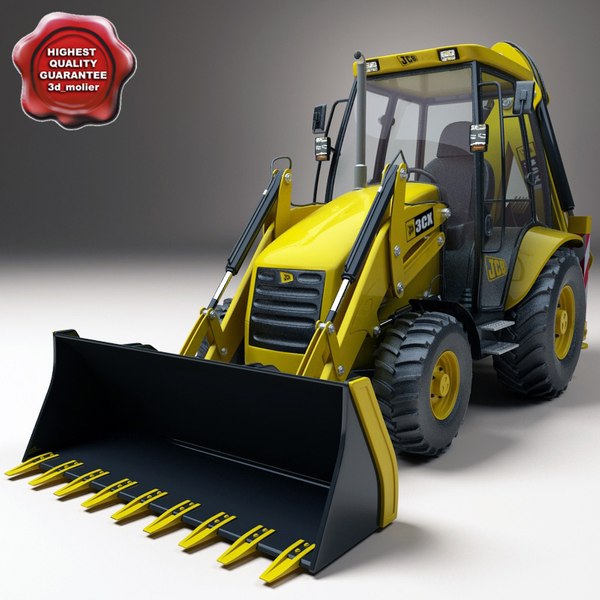 Backhoe Loader 3D Models for Download | TurboSquid