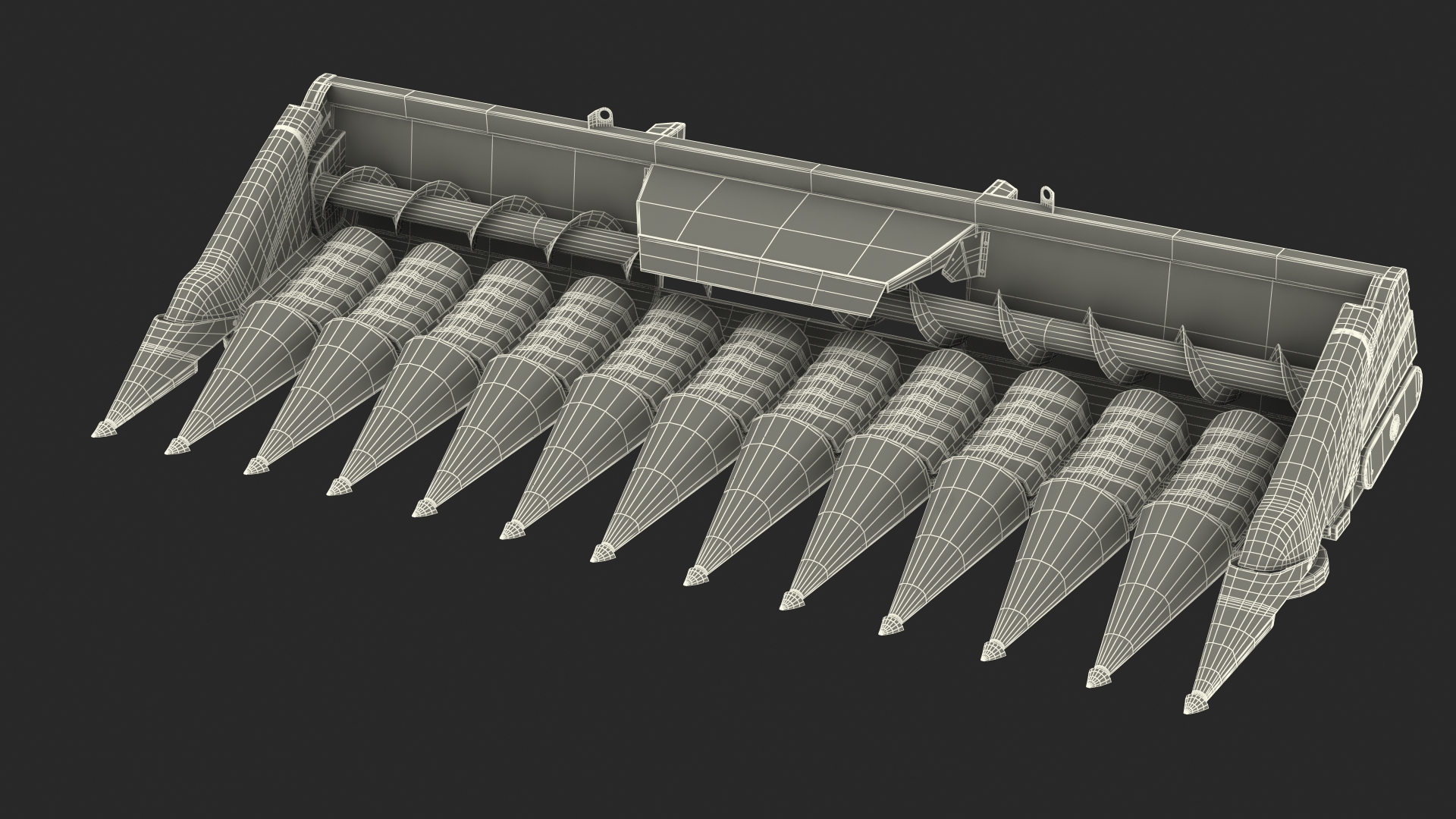 Rigid Corn Header 12 Rows 3D model - TurboSquid 1724213