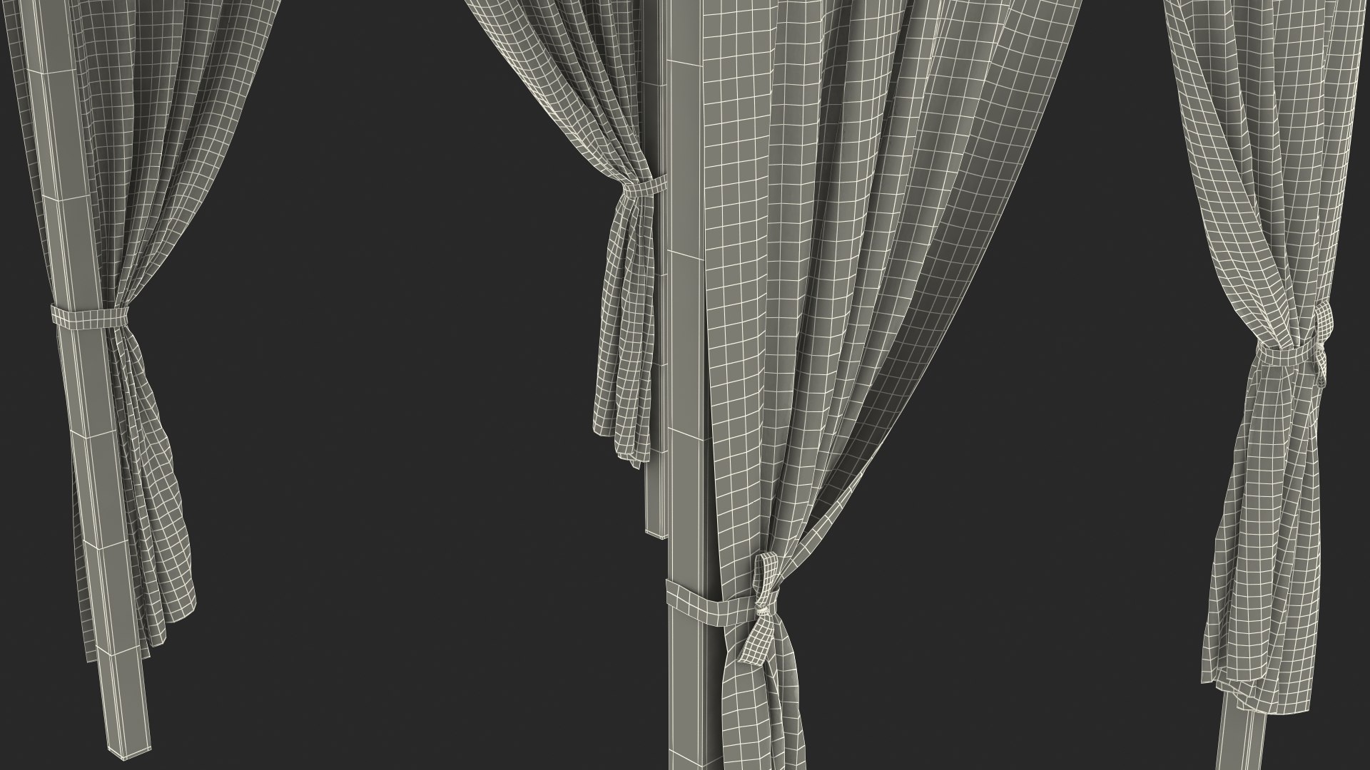 3D wooden outdoor canopy model - TurboSquid 1456454