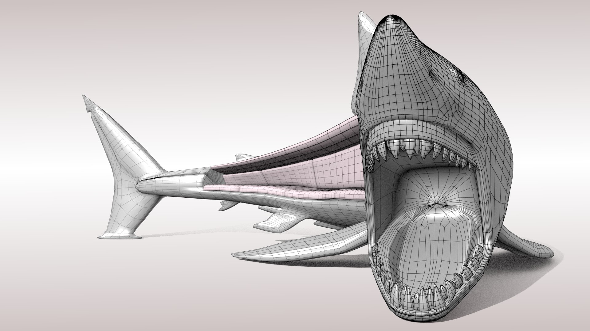 3d sofa shark