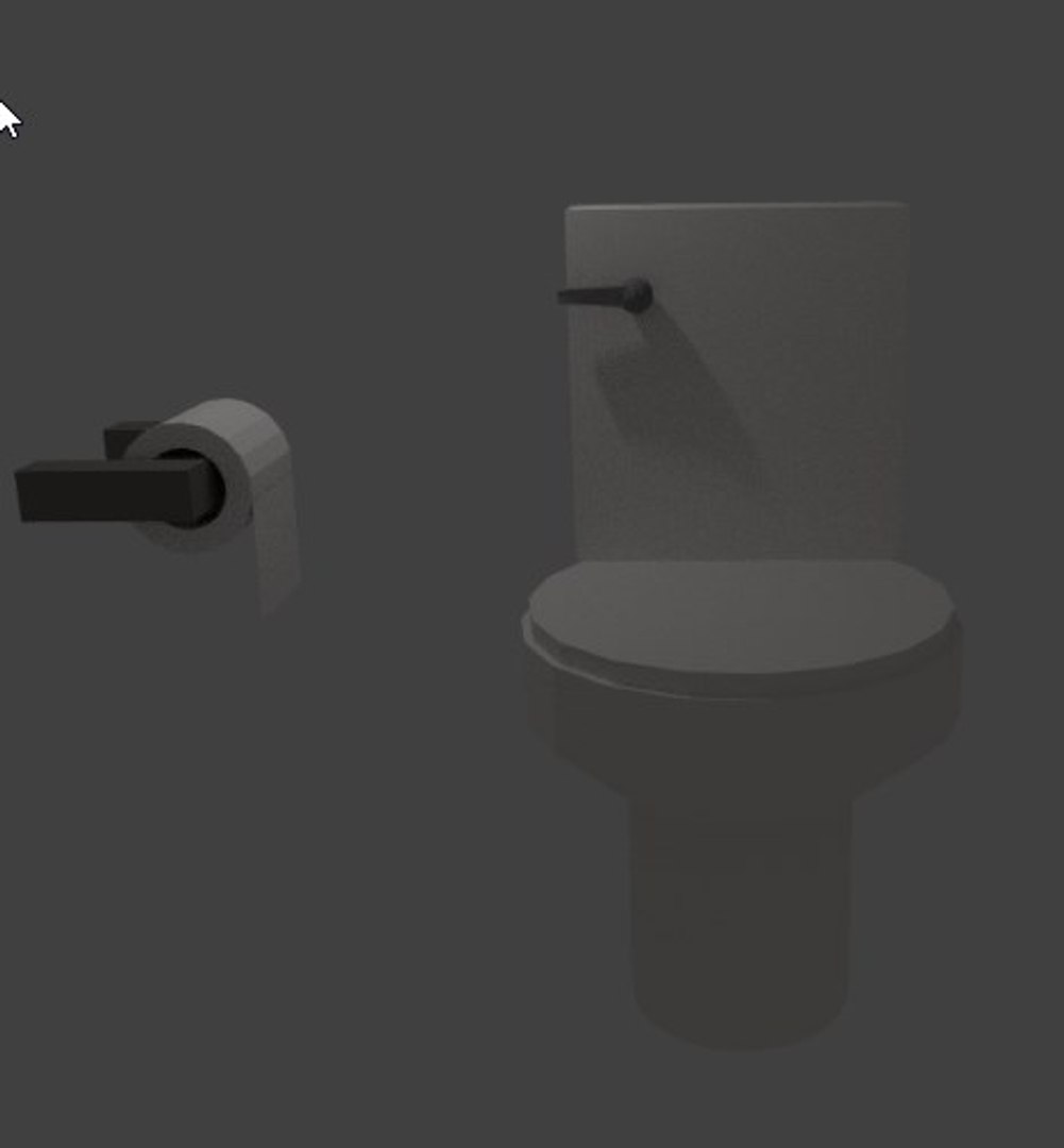 3D Toilet Bathroom Paper Model - TurboSquid 1371664
