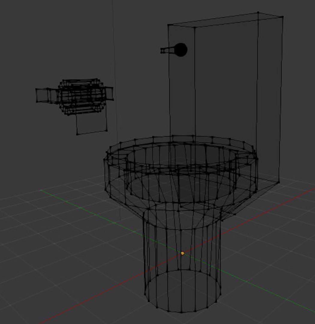 3D Toilet Bathroom Paper Model - TurboSquid 1371664