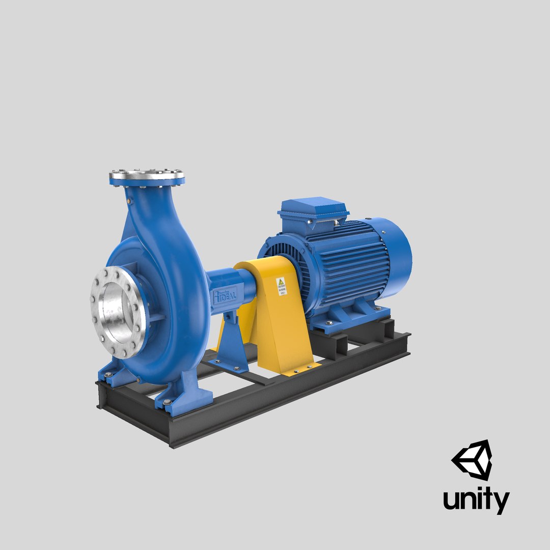 Electric centrifugal water pump 3D model - TurboSquid 1554975