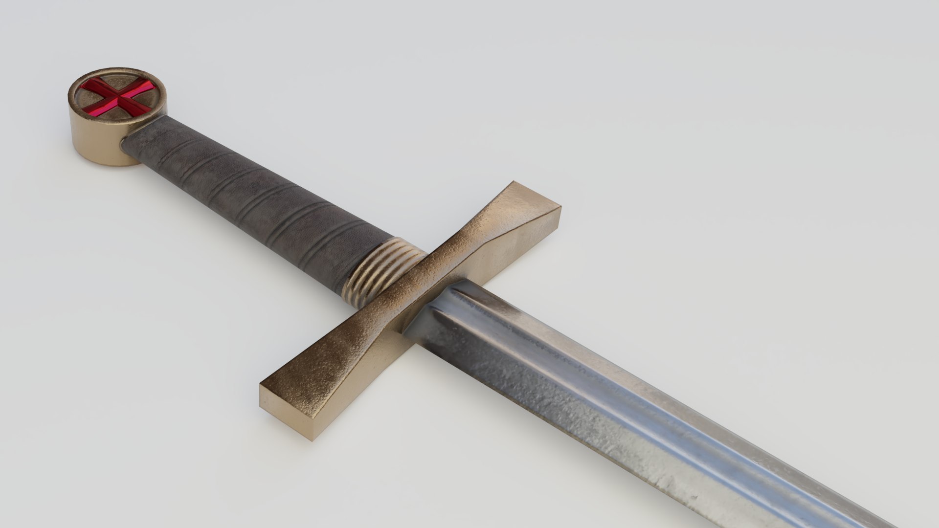 Knight Sword 02 3D Model - TurboSquid 1477445