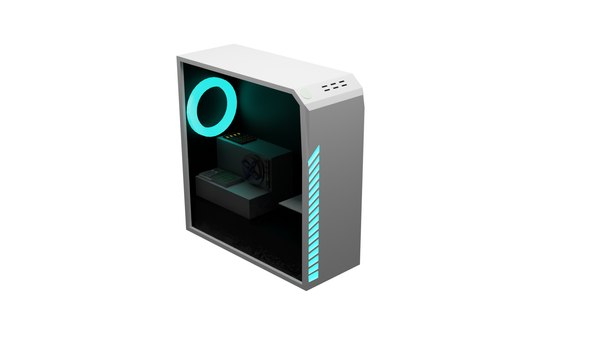 modelo 3d Simple PC Tower - TurboSquid 1952846