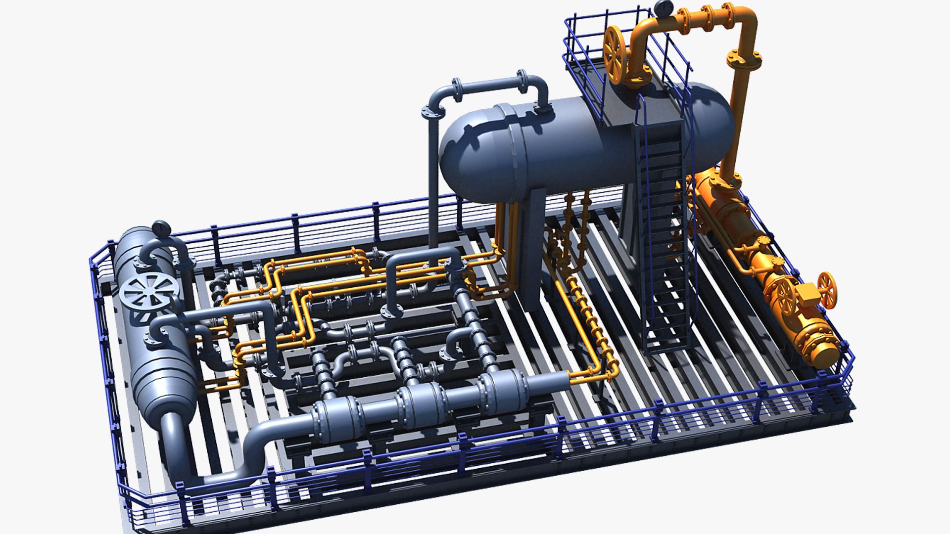 3D Model Metering Skid 05 - TurboSquid 1964143