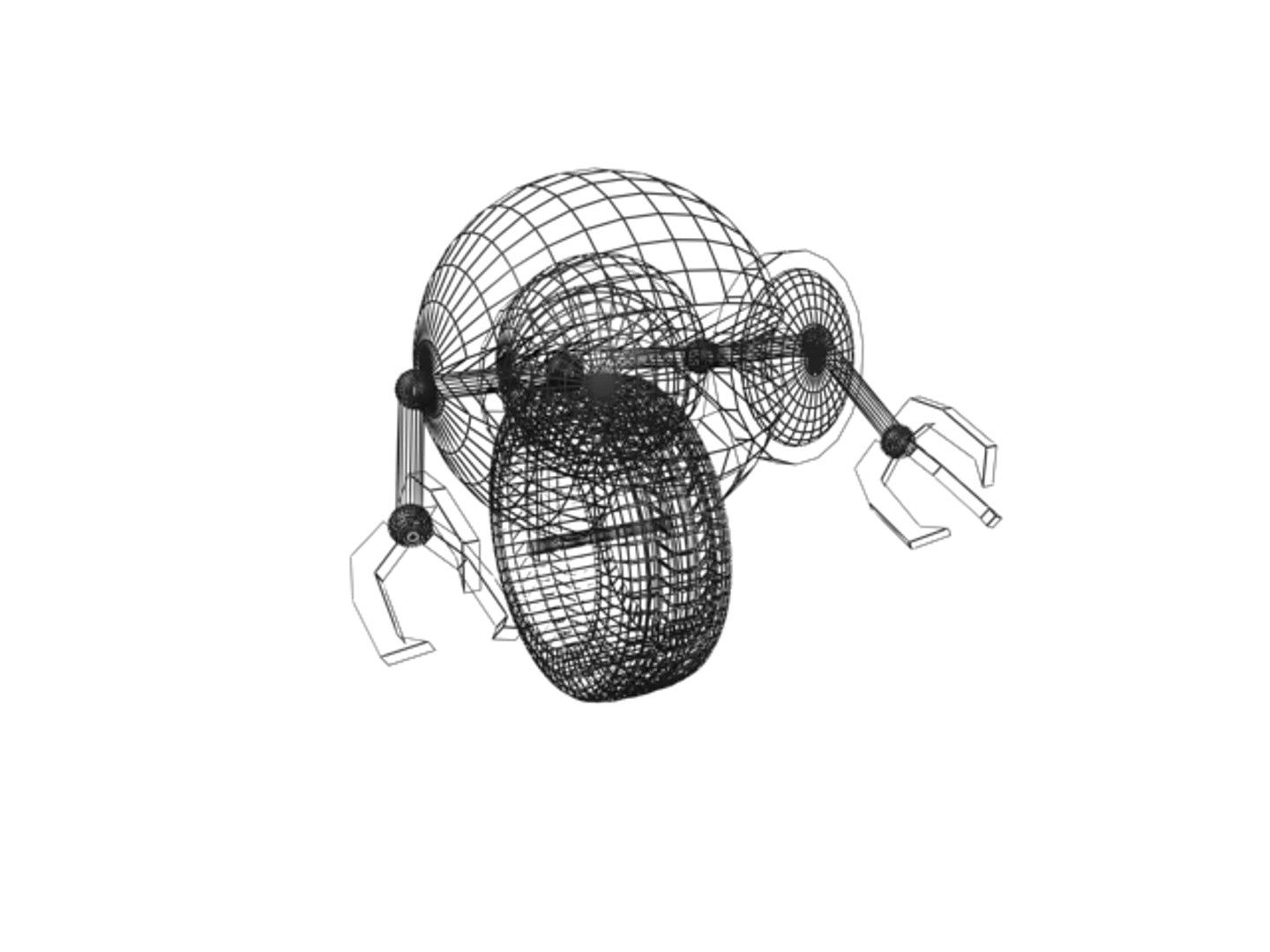3ds max random spherical robot