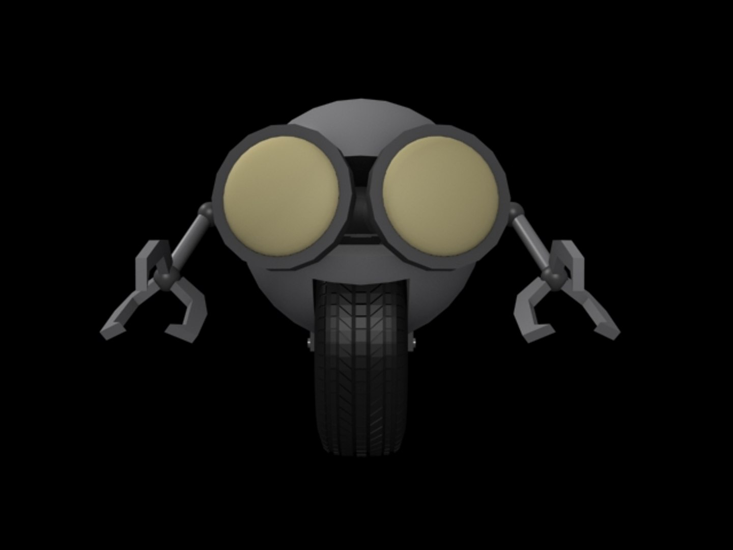3ds max random spherical robot