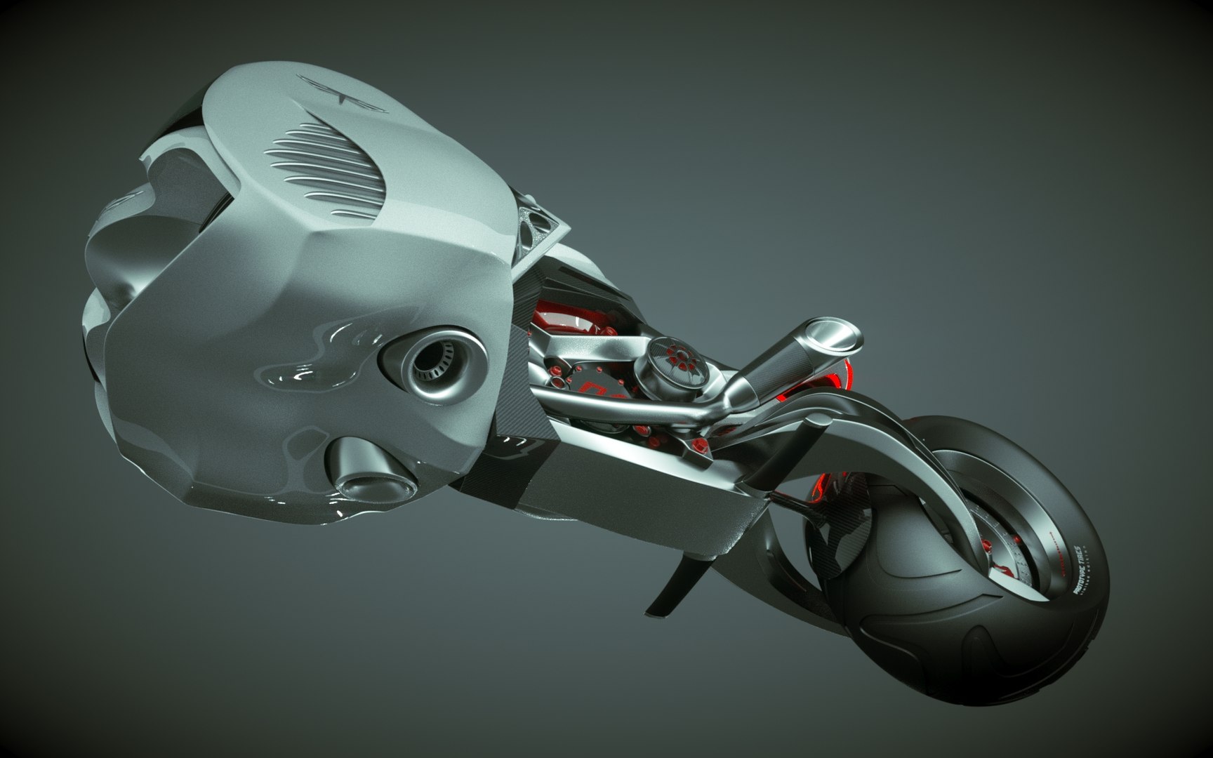 T Bike One Wheel 05 model - TurboSquid 1883633