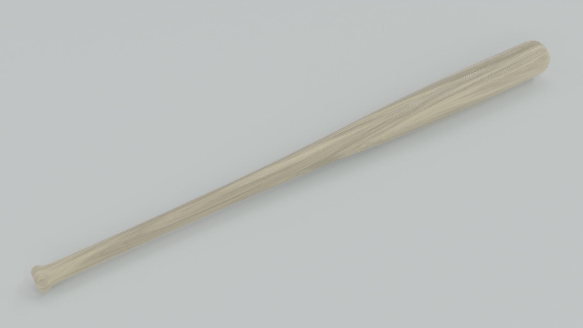 3D Wood Baseball Bat Model - TurboSquid 1995994