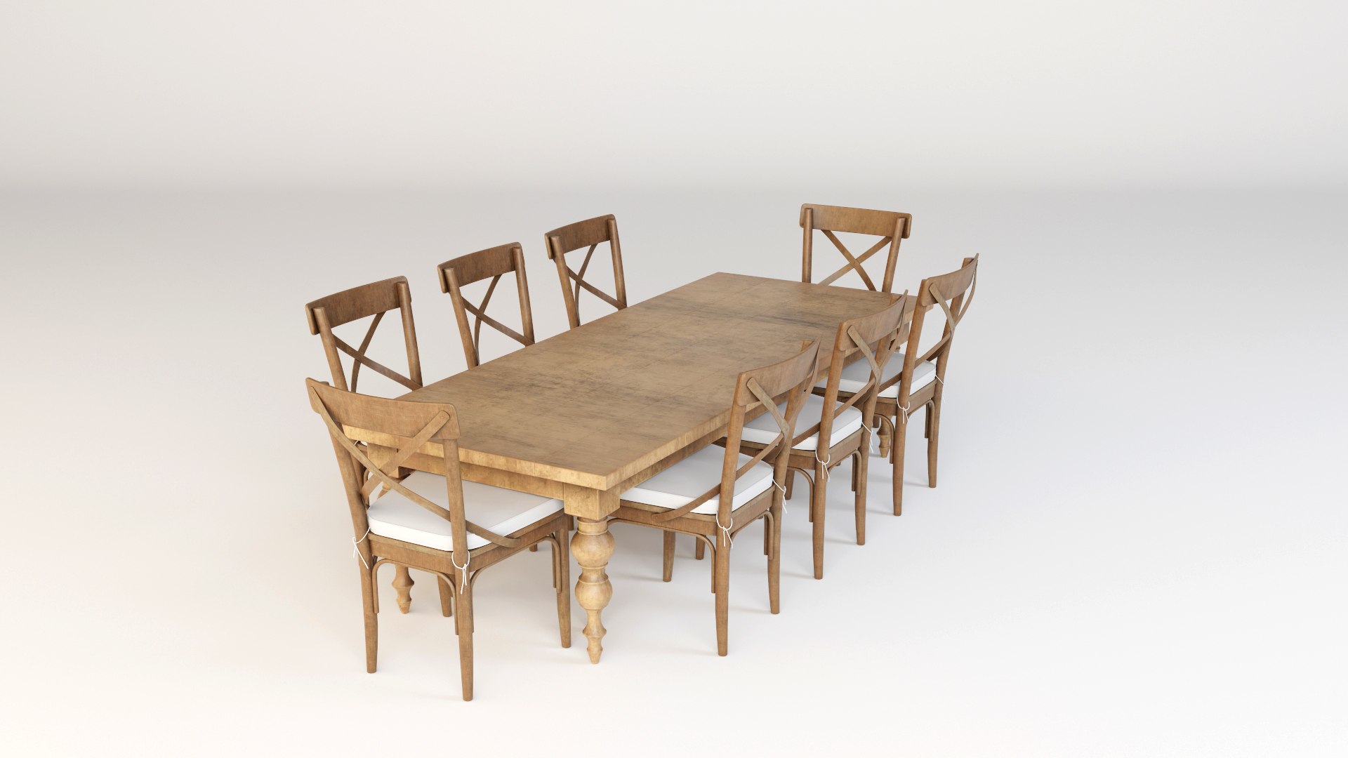 3D Dining Table V3 - TurboSquid 1560553