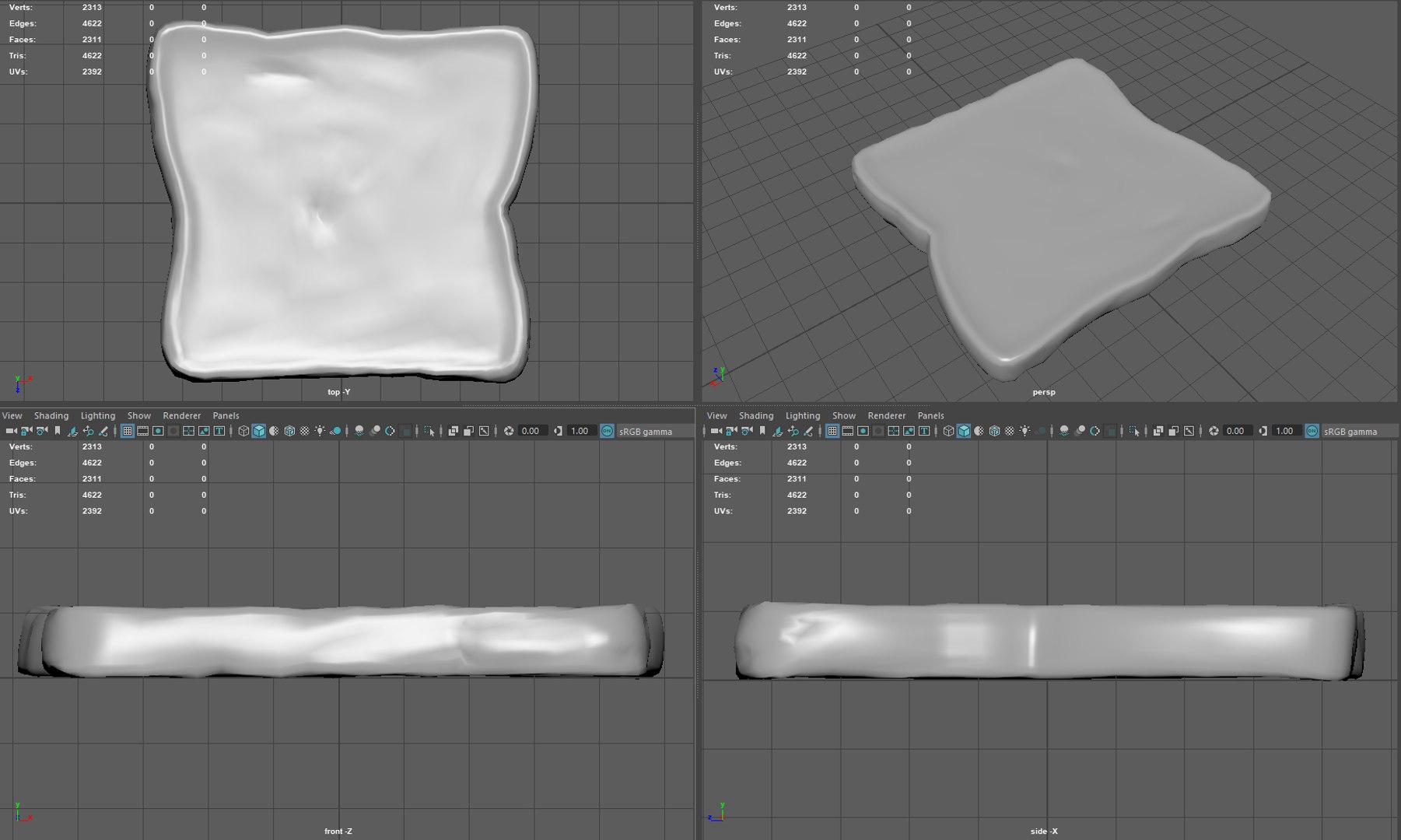 Toast 3D Model - TurboSquid 1820915