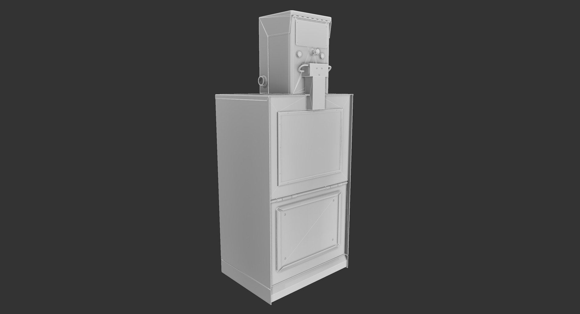 3D Model Newspaper Box - TurboSquid 1265035